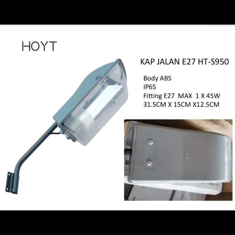 Jual HOYT KAP LAMPU JALAN PJU E27 / KAP LAMPU PENERANGAN IP65 OUTDOOR HT-S950 | Shopee Indonesia