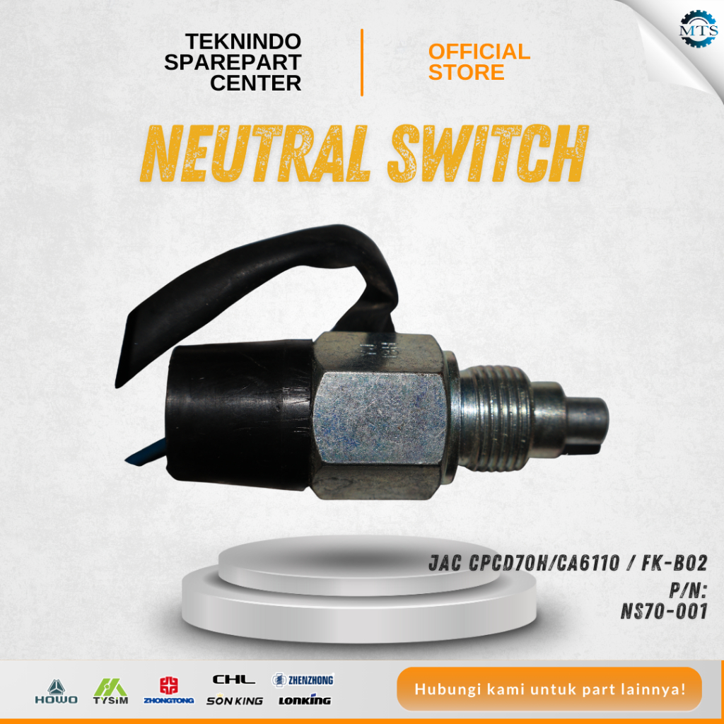 Jual NEUTRAL SWITCH JAC CPCD70H/CA6110 / FK-B02 | NS70-001 | Type Model: SONKING-JAC-CPCD70-WS3 ...