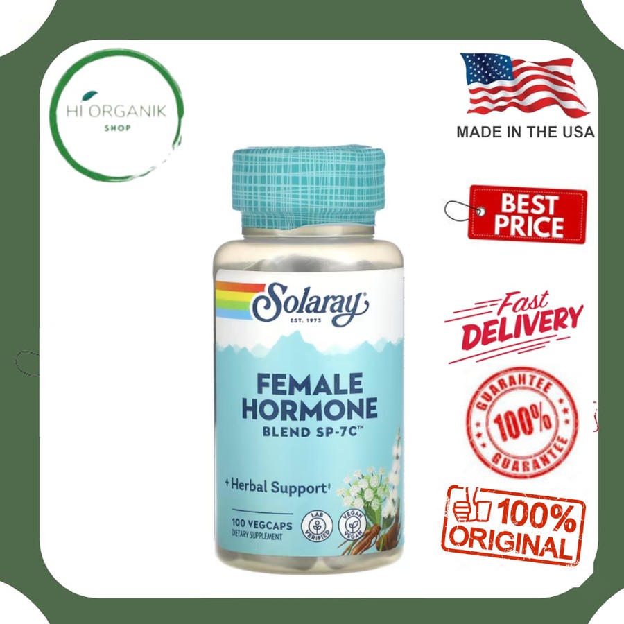 Jual Solaray Female Hormone Blend SP 7C 100 VegCaps | Shopee Indonesia