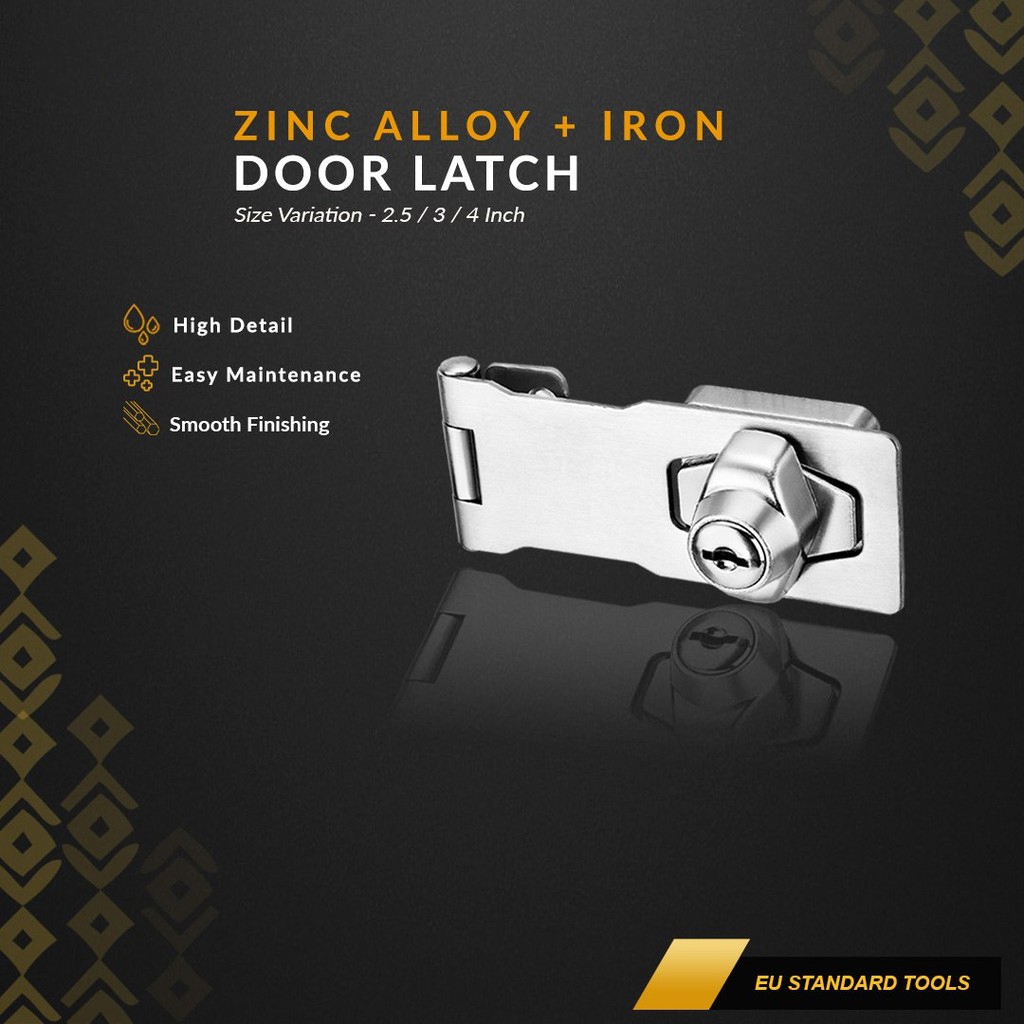 Jual Overpal Plat Tebal Stainless Hasp Lock Satin | Shopee Indonesia