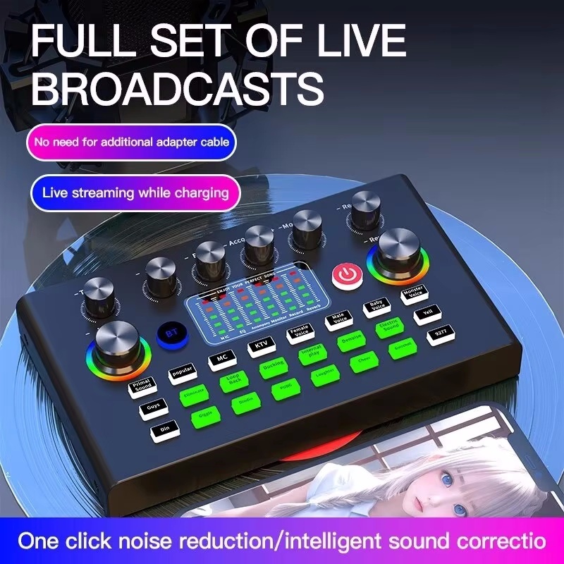Jual Professional Sound Card Live Cards Computer PC Mixing Console ...