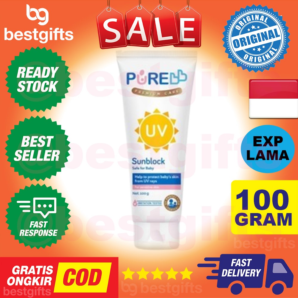 Jual PUREBB PURE BABY PUREBABY SUNBLOCK SUN BLOCK CREAM SPF25 SPF 25 ...