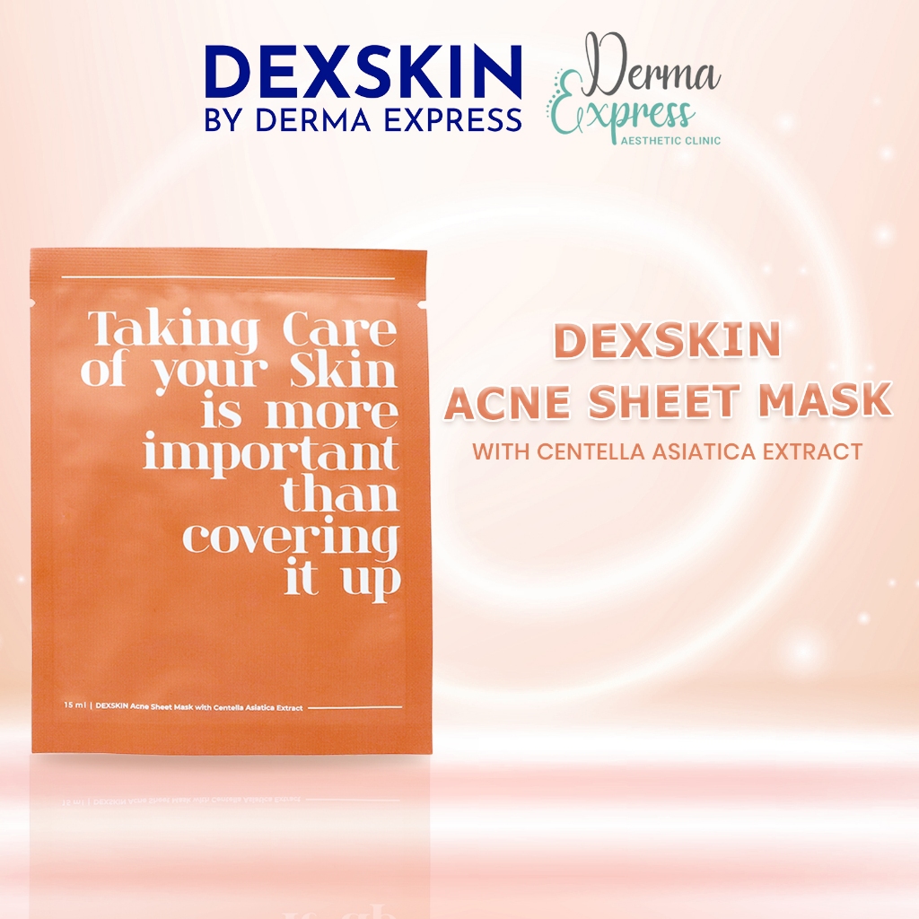 Jual DEXSKIN Acne Sheet Mask with Centella Asiatica Extract | Shopee ...