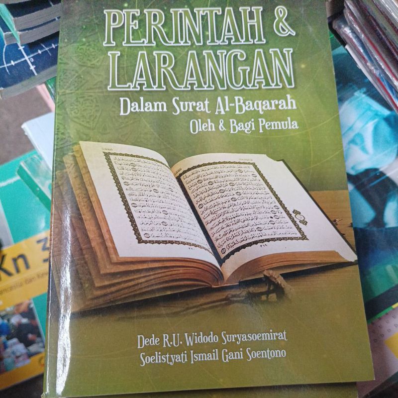 Jual buku bacaan Islam perintah dan larangan dalam surat Al Baqarah untuk pemula bekas originall ...