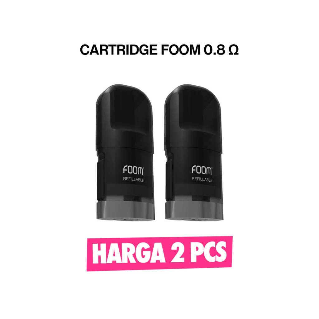Jual Bundles 2 Pcs Cartridge Foom X Refillable Pod Replacement | Shopee ...