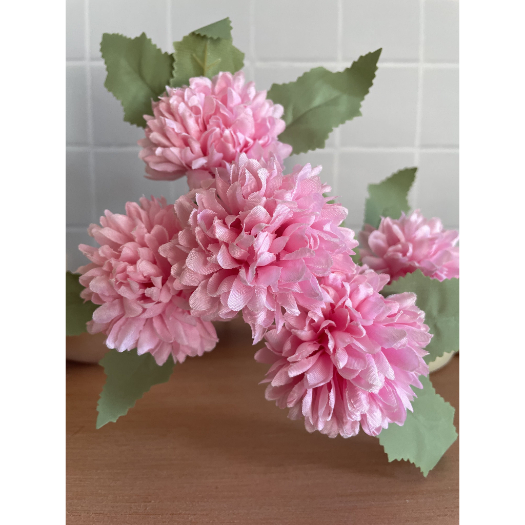 Jual ARTIFICIAL FLOWER POMPOM GOMPIE DANDELION BUNGA HIAS DEKORASI ...