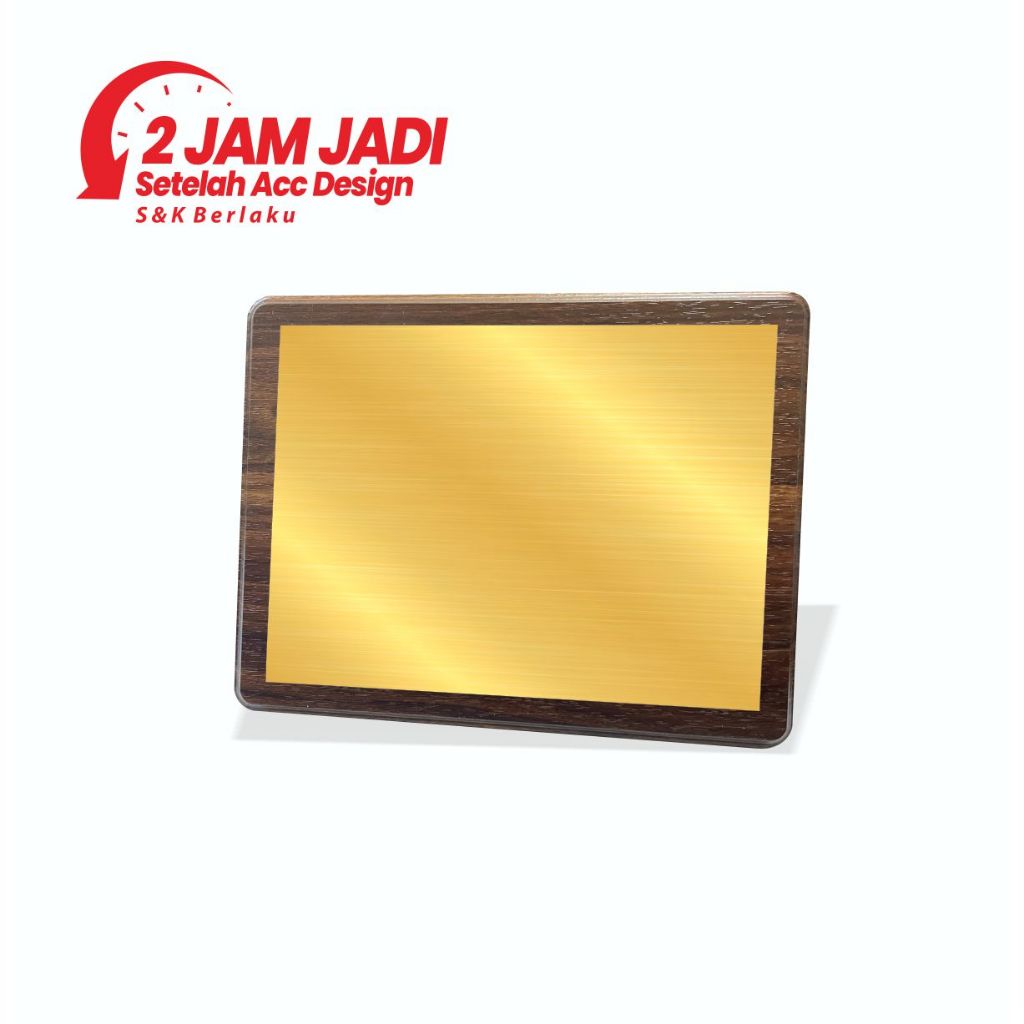 Jual PLAKAT EXPRESS | Plakat Kayu Plat Kuningan Custom Souvenir ...