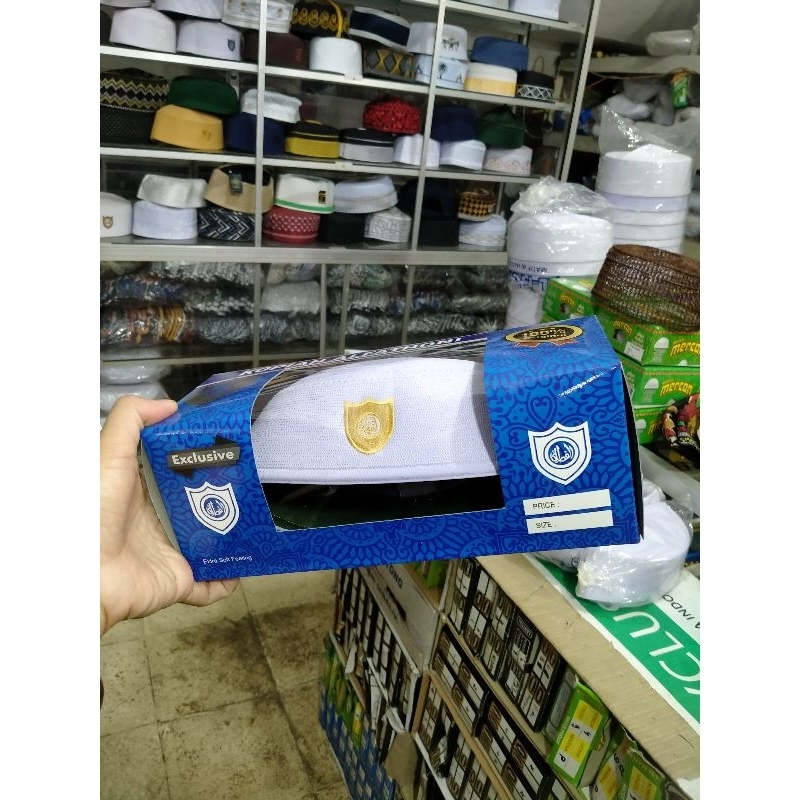 Jual PECI MALAYSIA POLOS KOPIAH PUTIH POLOS PECI PRIA MALAYSIA B1 ...
