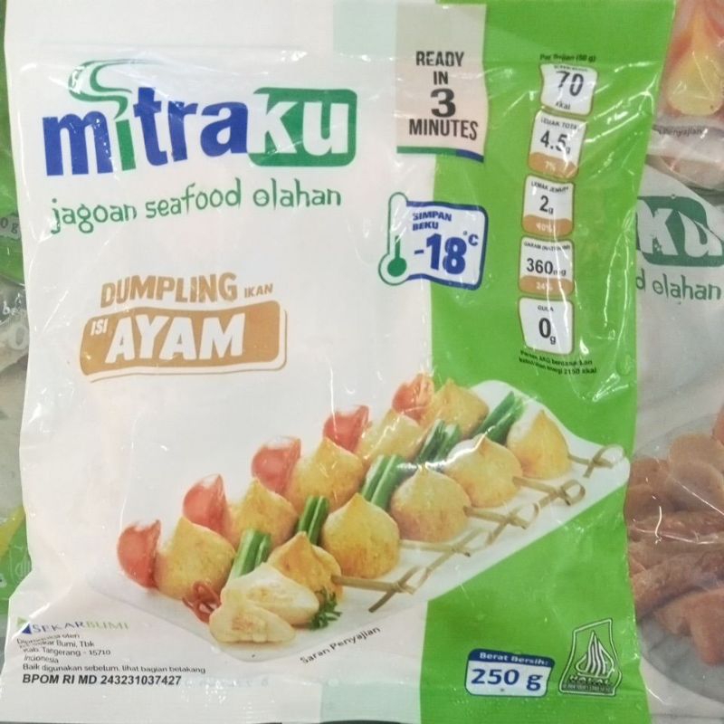 Jual Mitraku dumpling ayam 250gr | Shopee Indonesia