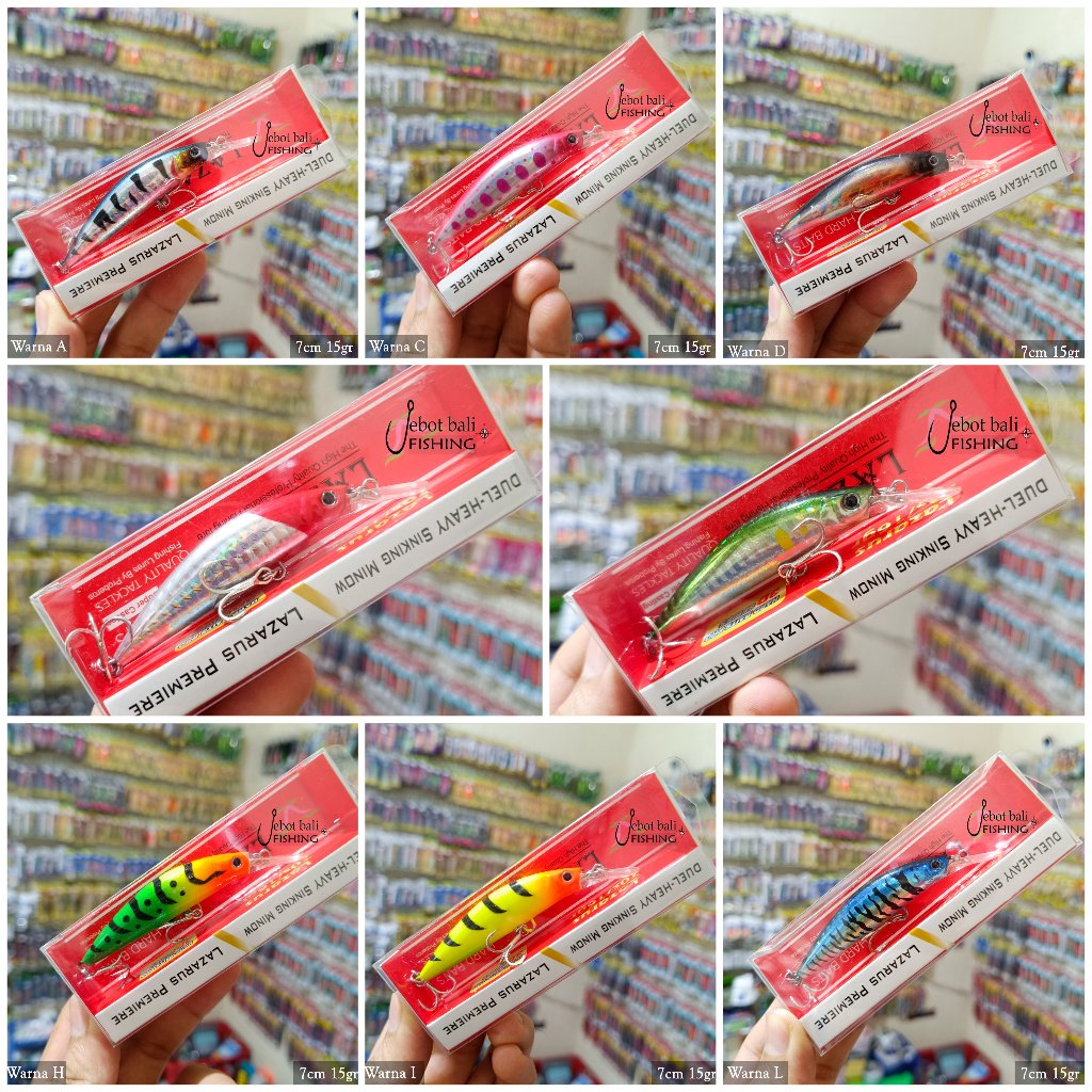 Jual Lure Minnow Lazarus Duel Heavy Sinking 70s 15g - Umpan Pancing ...