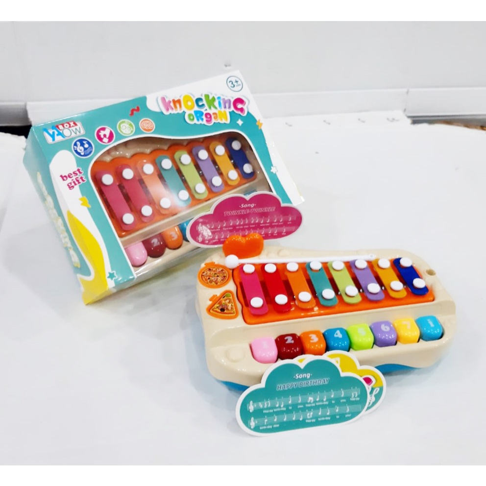 Jual Mainan Piano Xylophone Kulintang Xylophone Piano 2 In 1 -Mainan ...