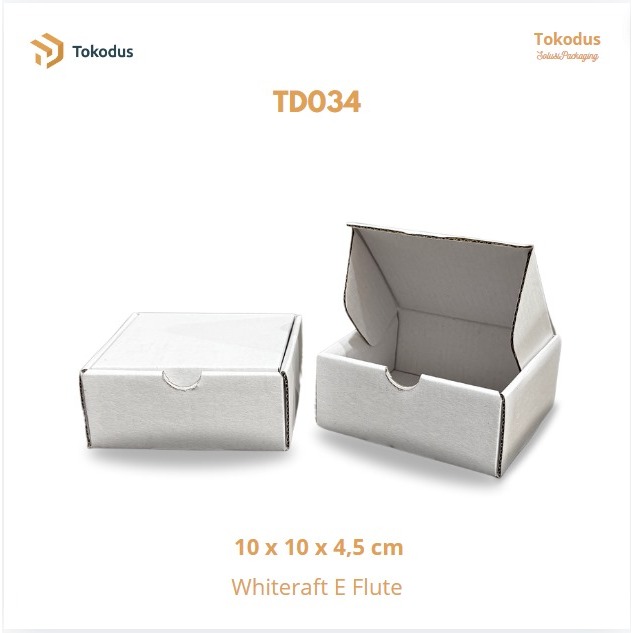 Jual Kardus Box Whitekraft Die Cut 10x10x4,5 cm Dus Aksesoris/Snack ...
