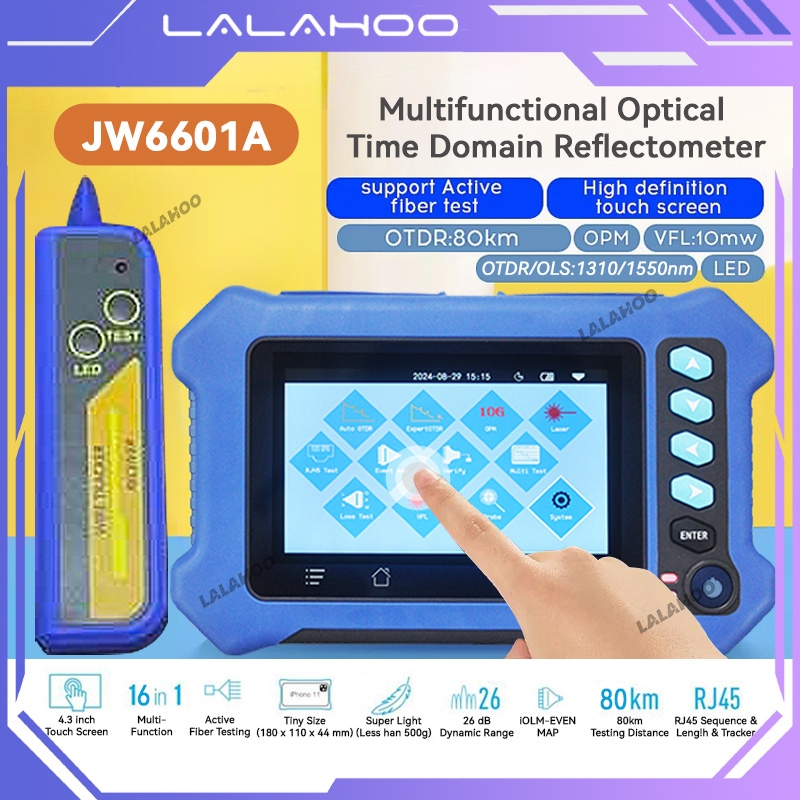 Jual Terbaru 100% Ori Mini OTDR JOINWIT 16 Functions 80KM Multifunction ...
