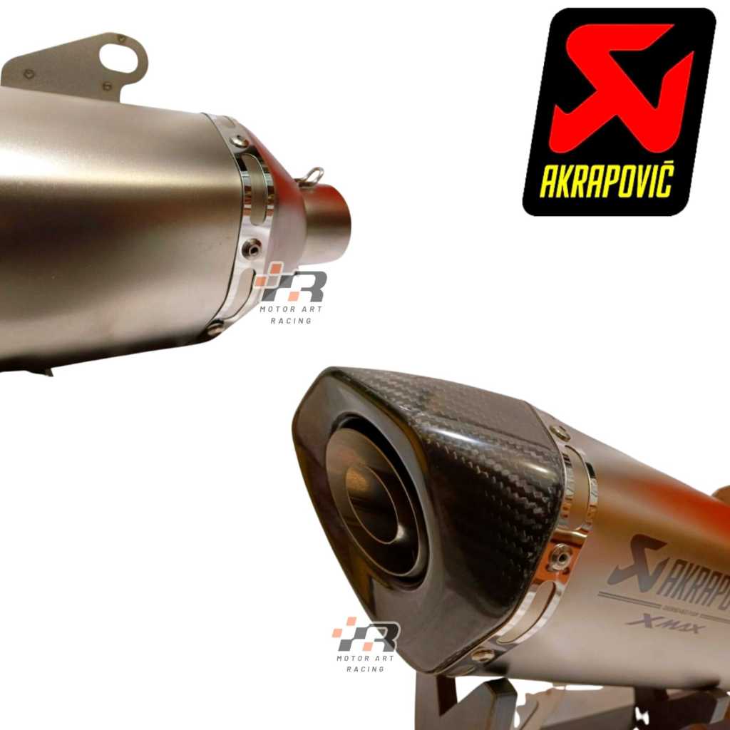 Jual KNALPOT AKRAPOVIC YAMAHA XMAX NEW 2023 2024 / KNALPOT XMAX 250 OLD ...