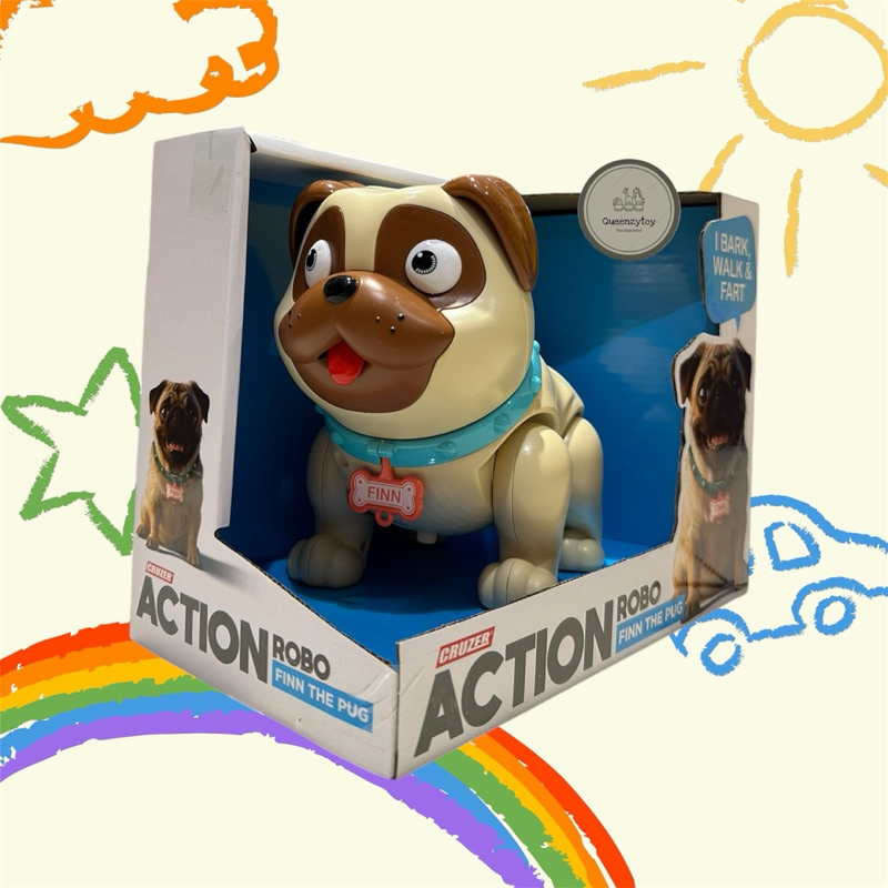 Jual ACTION ROBO FINN THE PUG / MAINAN ANAK ANJING MAINAN ANAK ROBOT ...