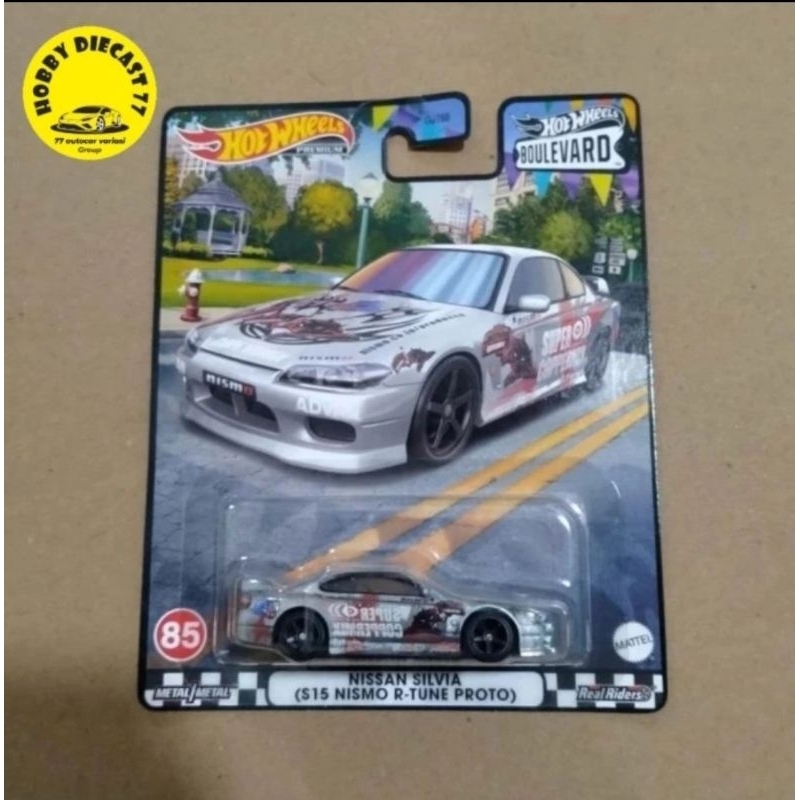 Jual Hotwheels Premium boulevard Nissan Silvia S15 Nismo R tune Proto | Shopee Indonesia