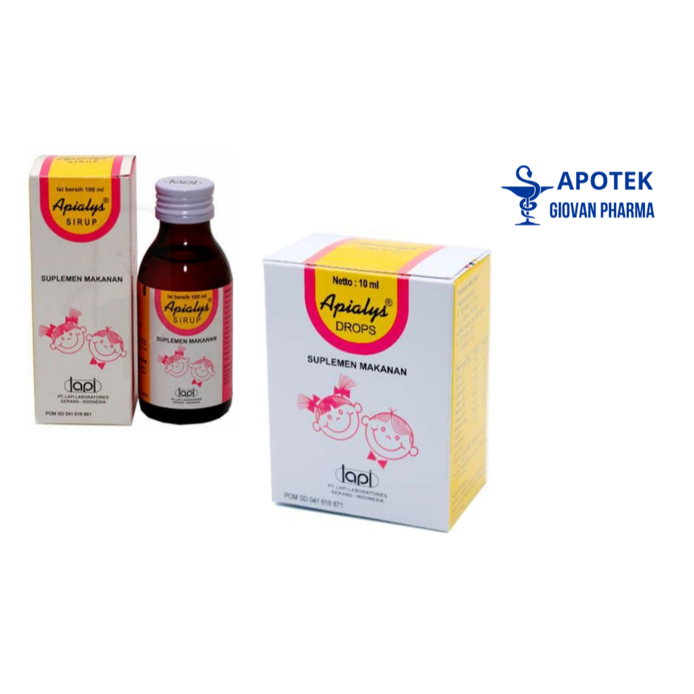 Jual Apialys Drops 10 ml - Apialys Syrup 100 ml / Suplemen Kesehatan ...
