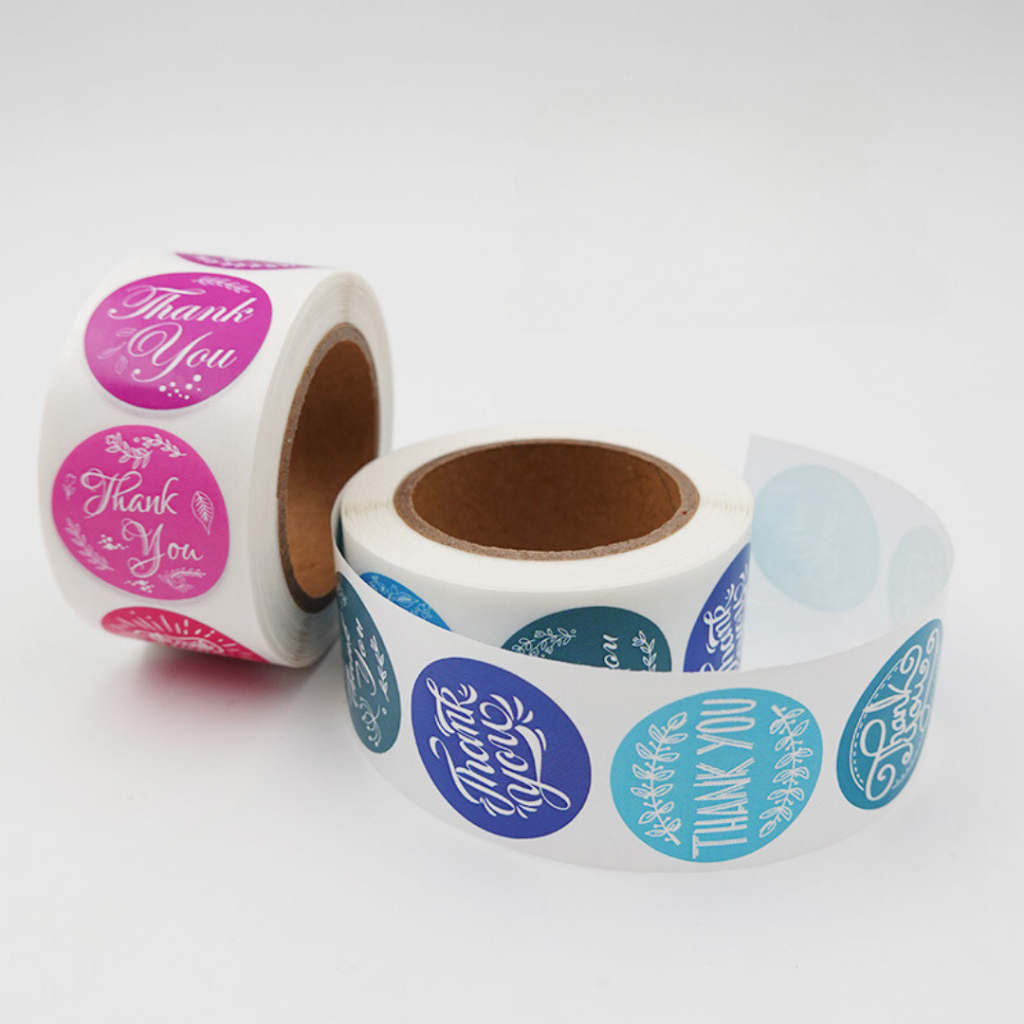 Jual Stiker Label Thank You | Segel Label Sticker Packing Makanan ...