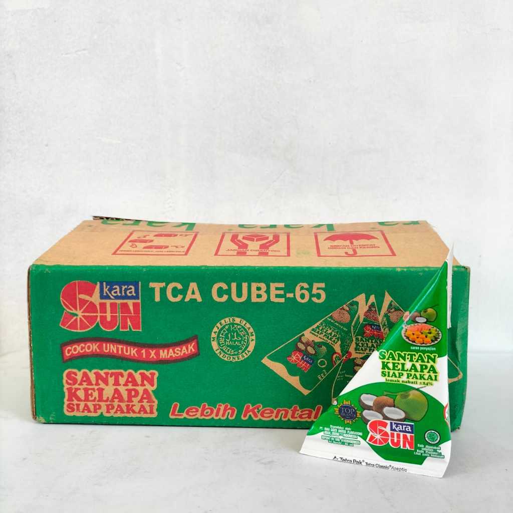 Jual 1 DUS SUN KARA 65ml 36pcs santan sun kara segitiga Tca | Shopee Indonesia