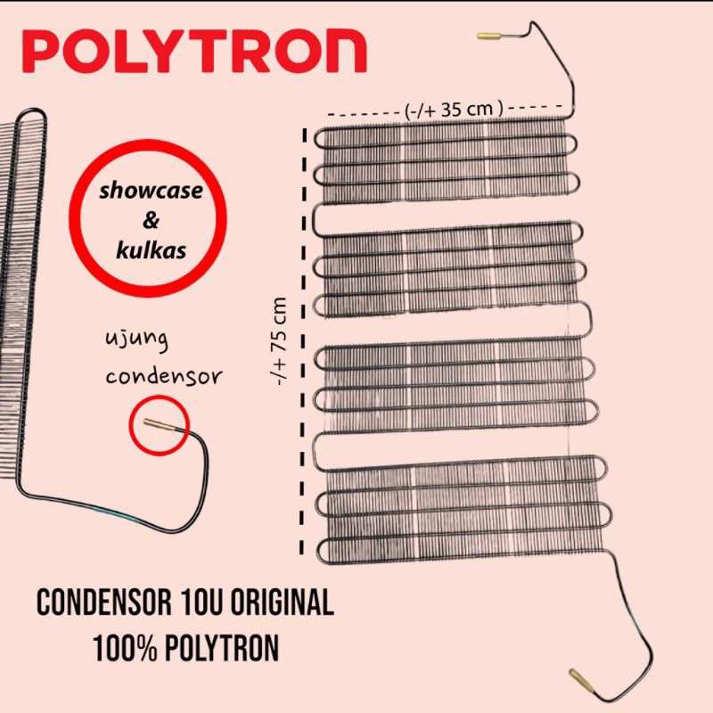 Jual KONDENSOR 10U ORIGINAL ASLI POLYTRON BISA UNTUK SHOWCASE DAN ...