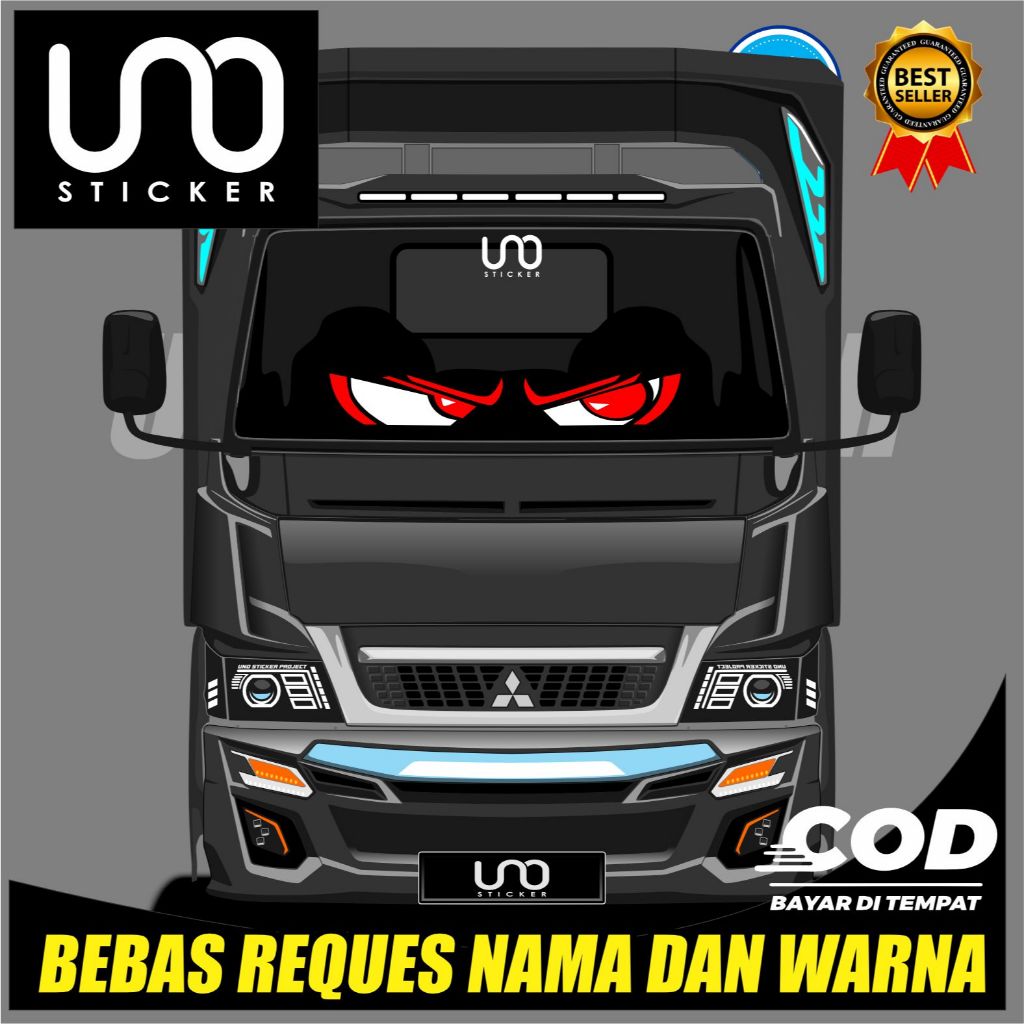 Jual JUAL STICKER STROBO MATA TRUCK PICKUP ( TERLARIS ) | Shopee Indonesia