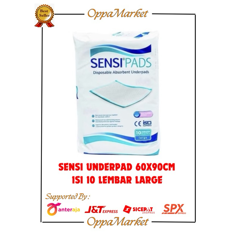 Jual SENSI PADS ALAS POPOK UNDERPAD LARGE 60X90CM ISI 10PCS | Shopee ...