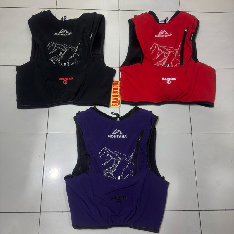 Jual VEST TRAIL RUNNING HYDROPACK TAS SUMMIT GUNUNG MONTANA RAINERS 12 ...
