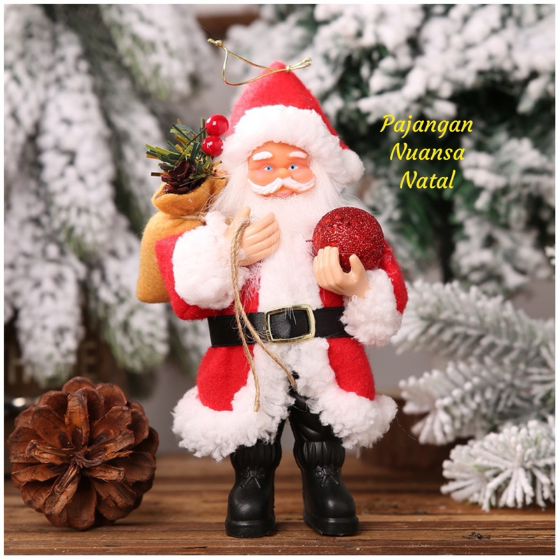 Jual Pajangan Nuansa Natal BONEKA SANTA CLAUS Hiasan Natal Dekorasi ...
