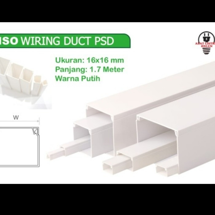 Jual Kabel duct / ducting 16mm x 16mm niso | Shopee Indonesia