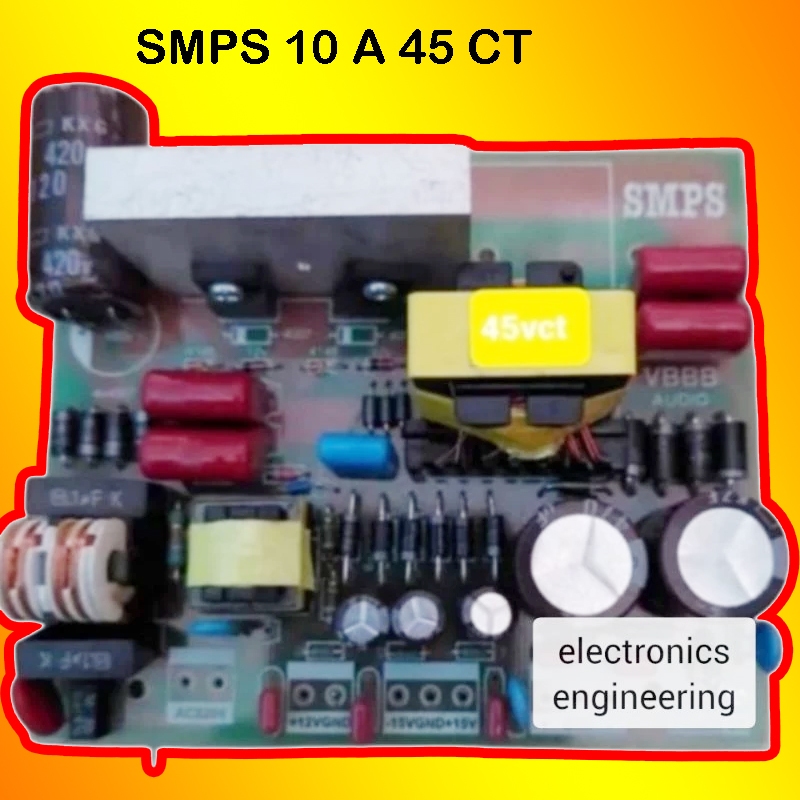 Jual Trafo switching SMPS 5A CT45v extra 15V dan 12V | Shopee Indonesia