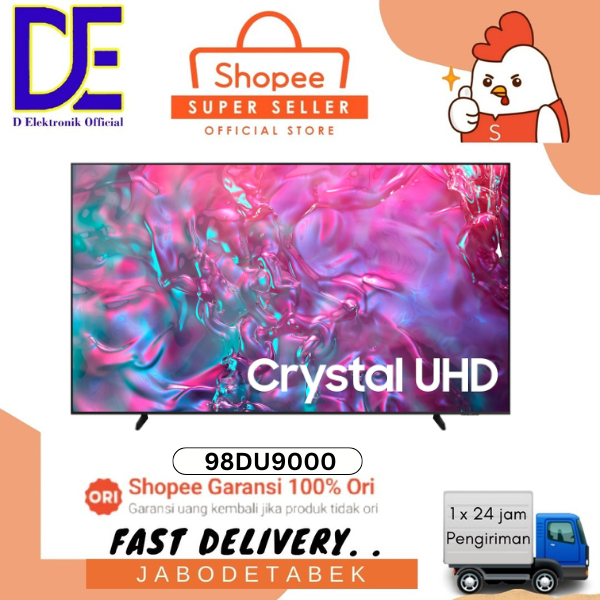 Jual SAMSUNG 98DU9000 98 Inch Crystal UHD DU9000 4K Smart Tv (2024 ...
