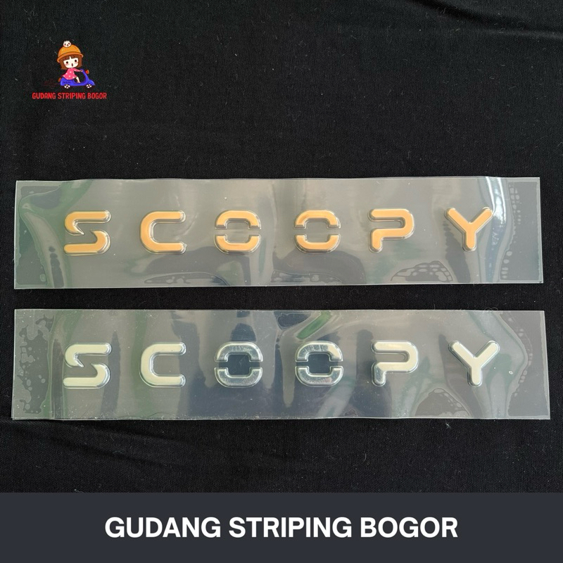 Jual EMBLEM ORIGINAL HONDA SCOOPY 2024 / 2025 | Shopee Indonesia