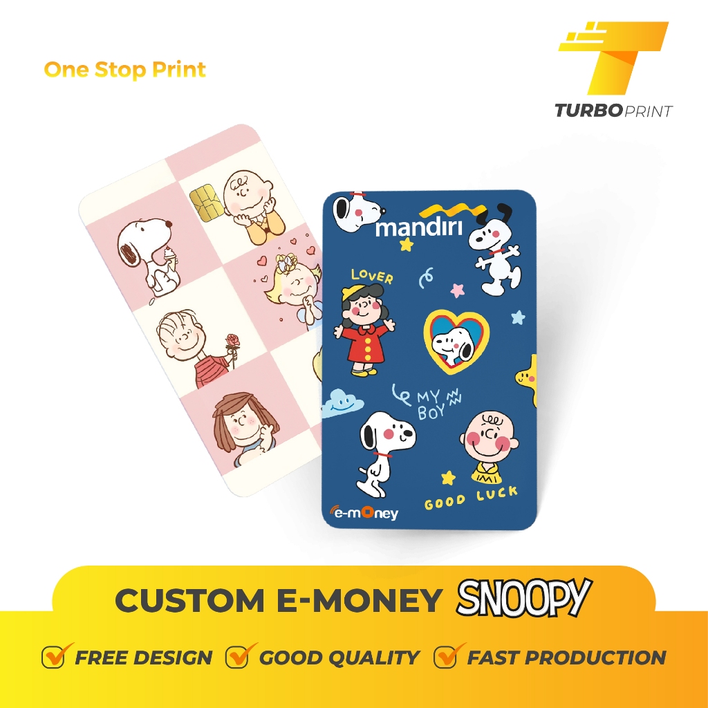Jual E MONEY FLAZZ SPECIAL EDITION SNOOPY / POP MART BRIZZI TAP CASH ...