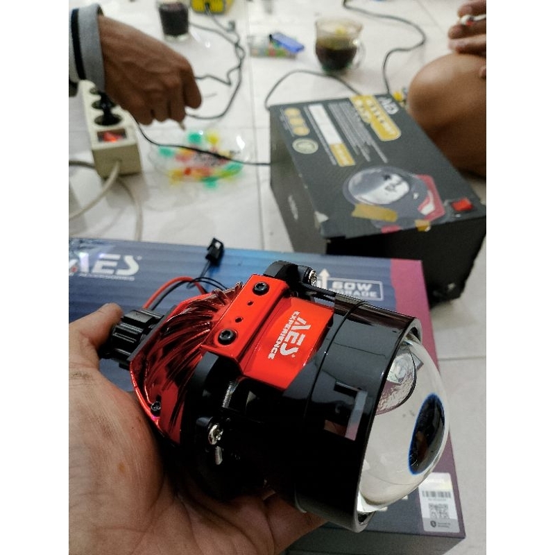 Jual Custom headlamp Xeon GT 125 set biled aes experience 2.5 inc 60 ...