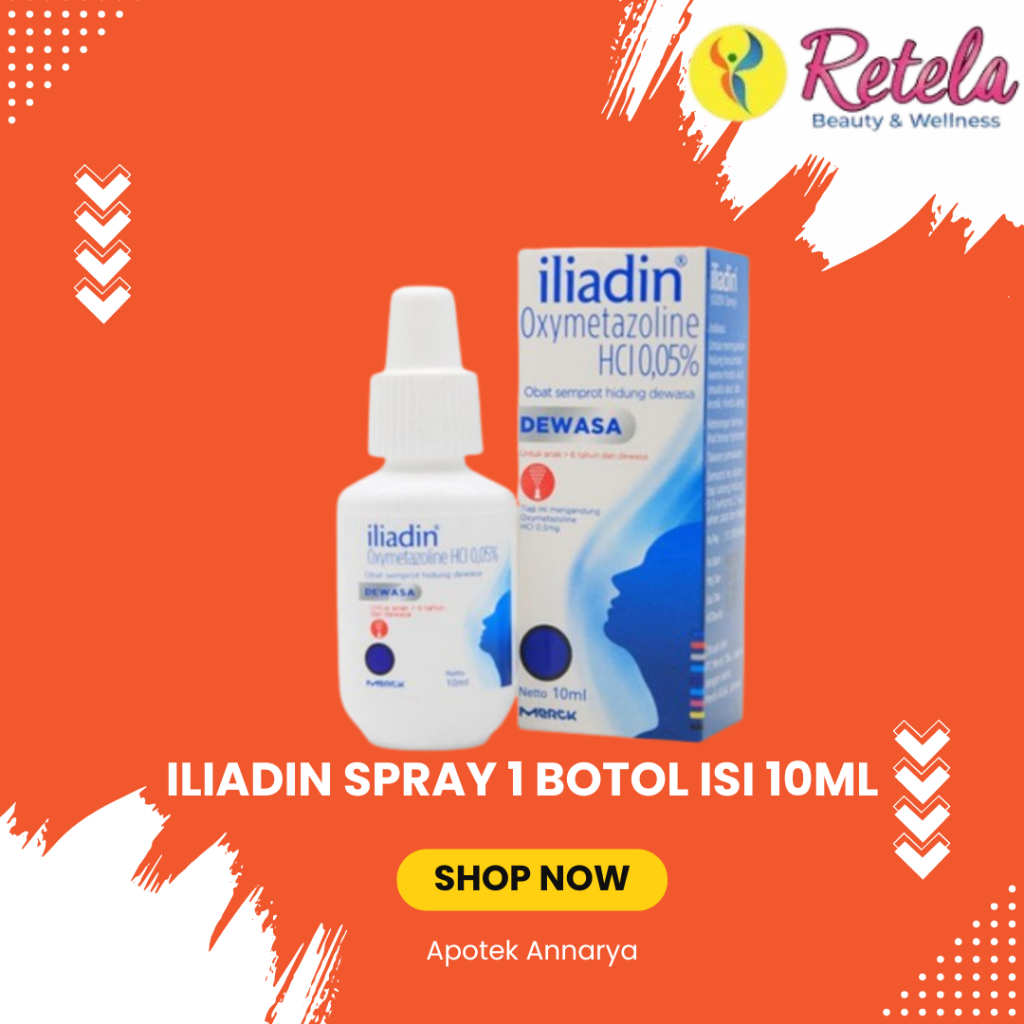 Jual ILIADIN SPRAY 1 BOTOL ISI 10ML | Shopee Indonesia