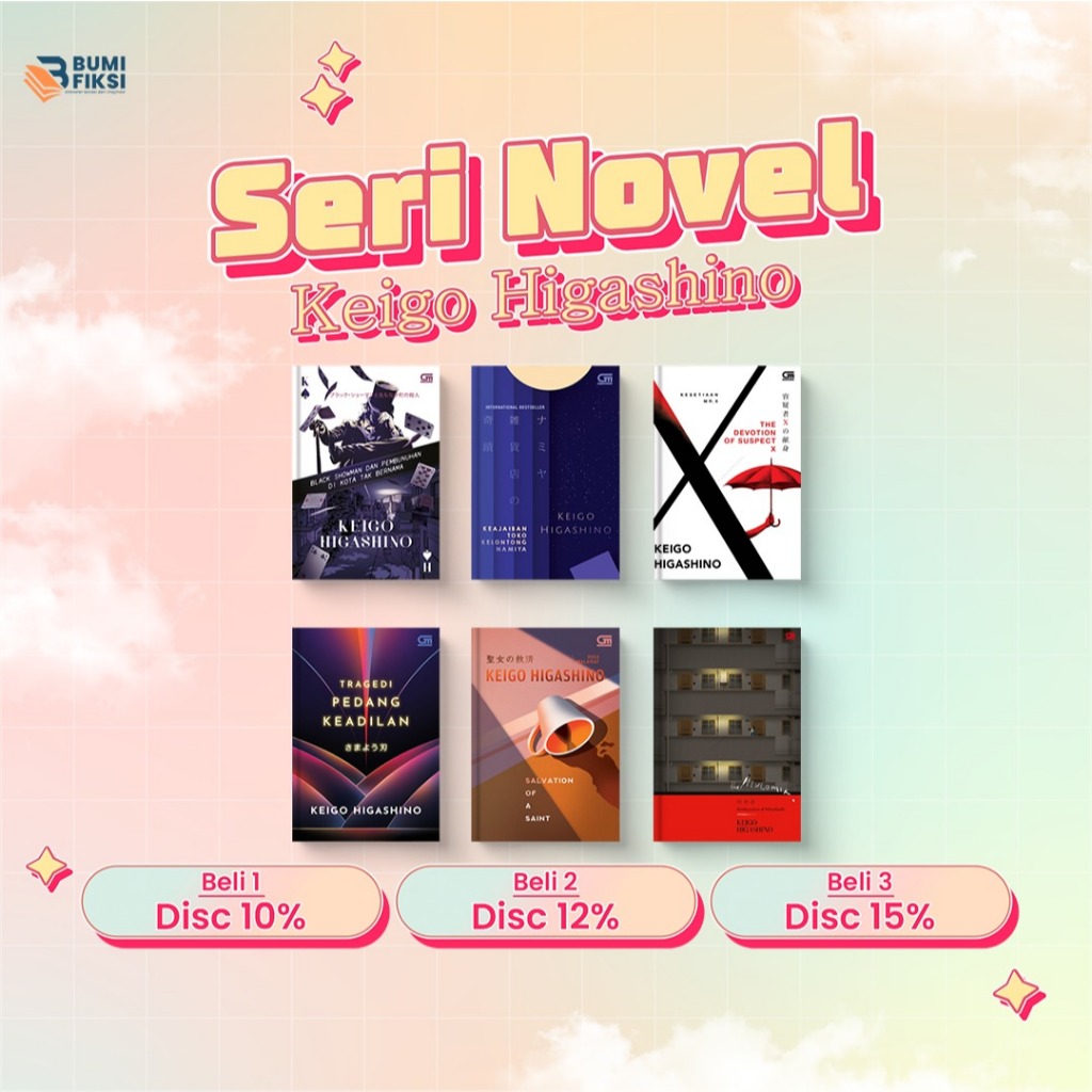 Jual Buku Novel - SERI NOVEL KEIGO HIGASHINO - Gramedia - Bumifiksi | Shopee Indonesia