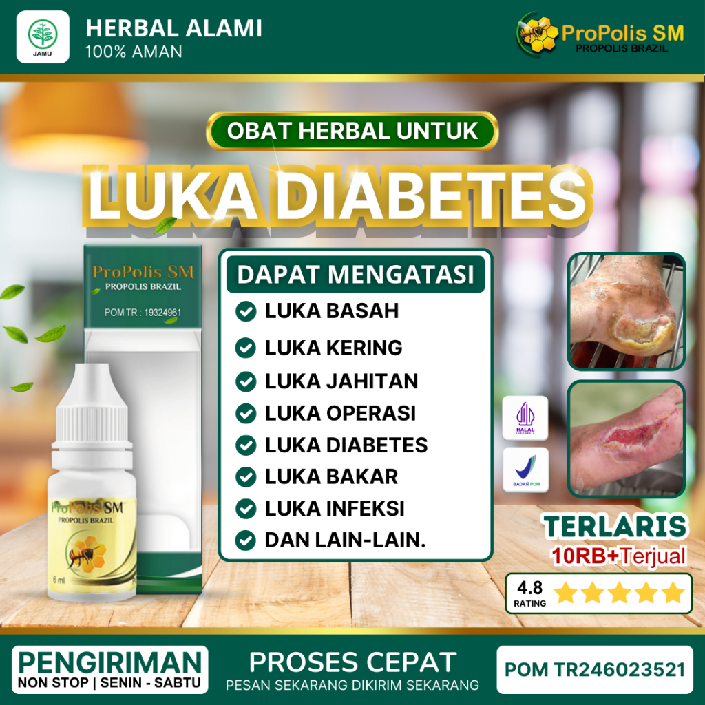 Jual Obat Luka Diabetes Kering Luka Diabetes Basah Pengering Luka ...