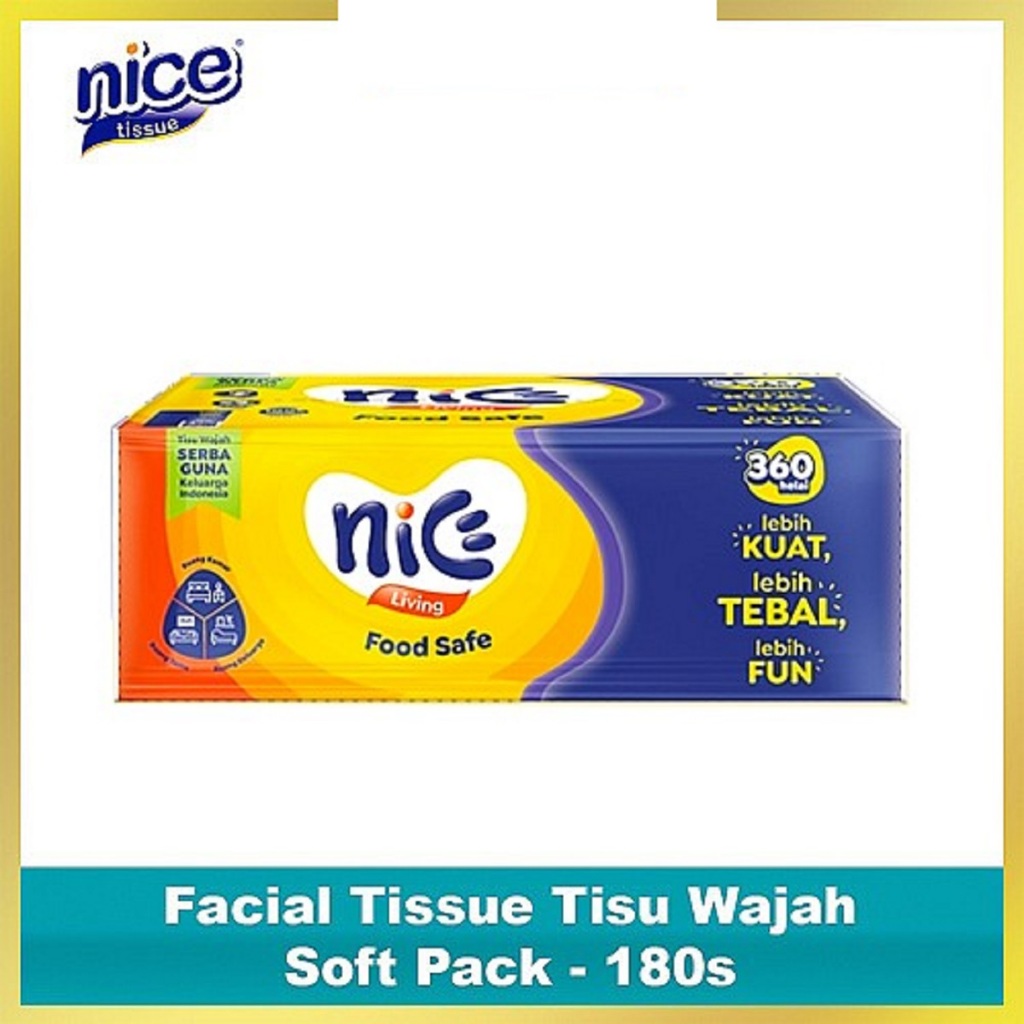 Jual TISSUE NICE 10 PACK / 360 HELAI | Shopee Indonesia