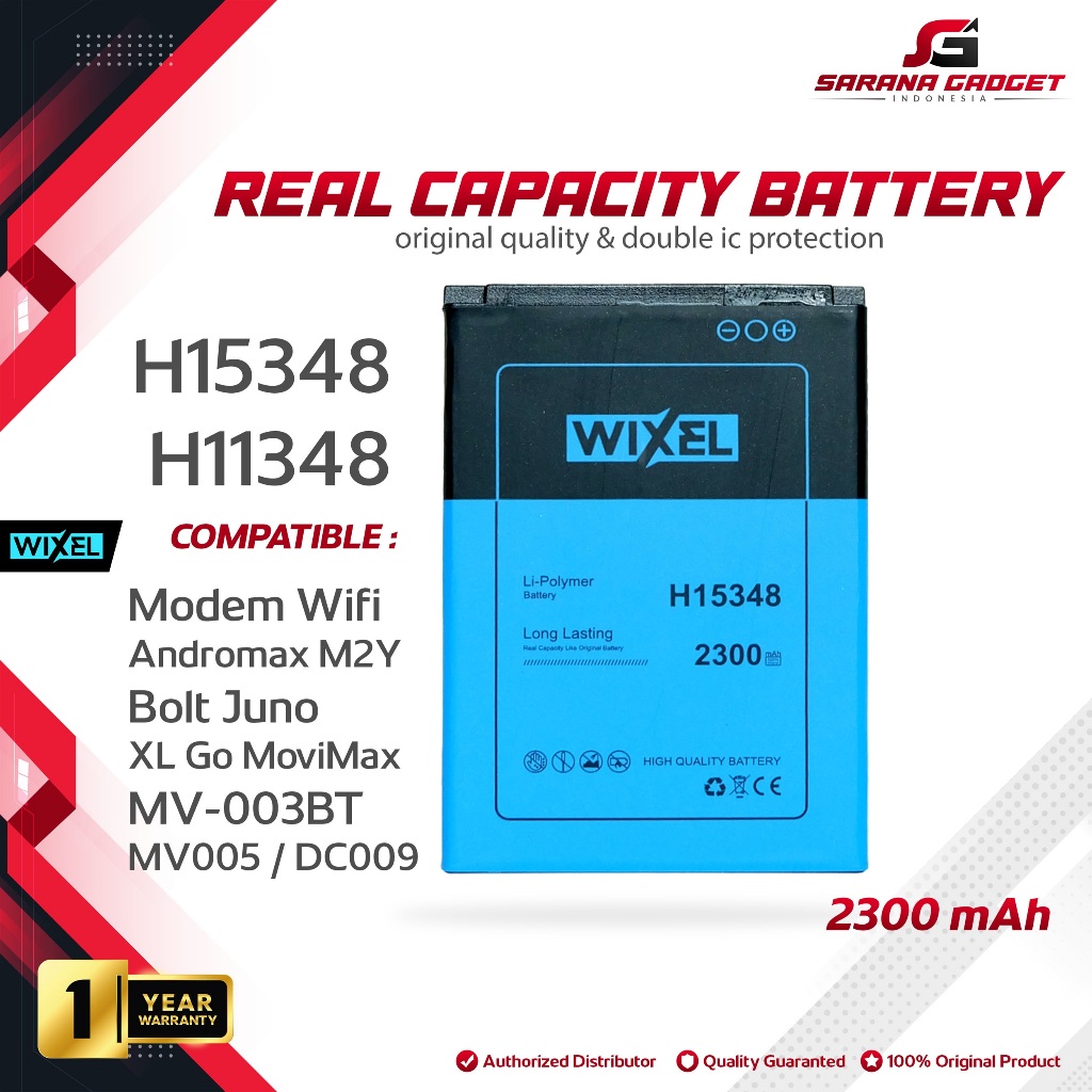 Jual WIXEL Baterai H15348 / H11348 Modem Wifi Mifi Andromax M2Y Bolt ...
