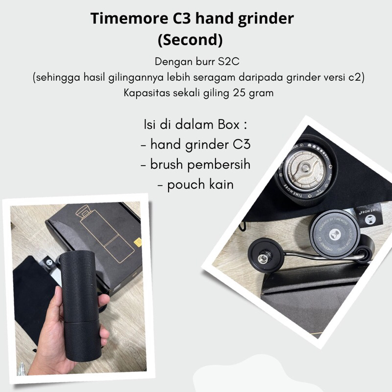 Jual Hand Grinder Timemore (Second) | Shopee Indonesia