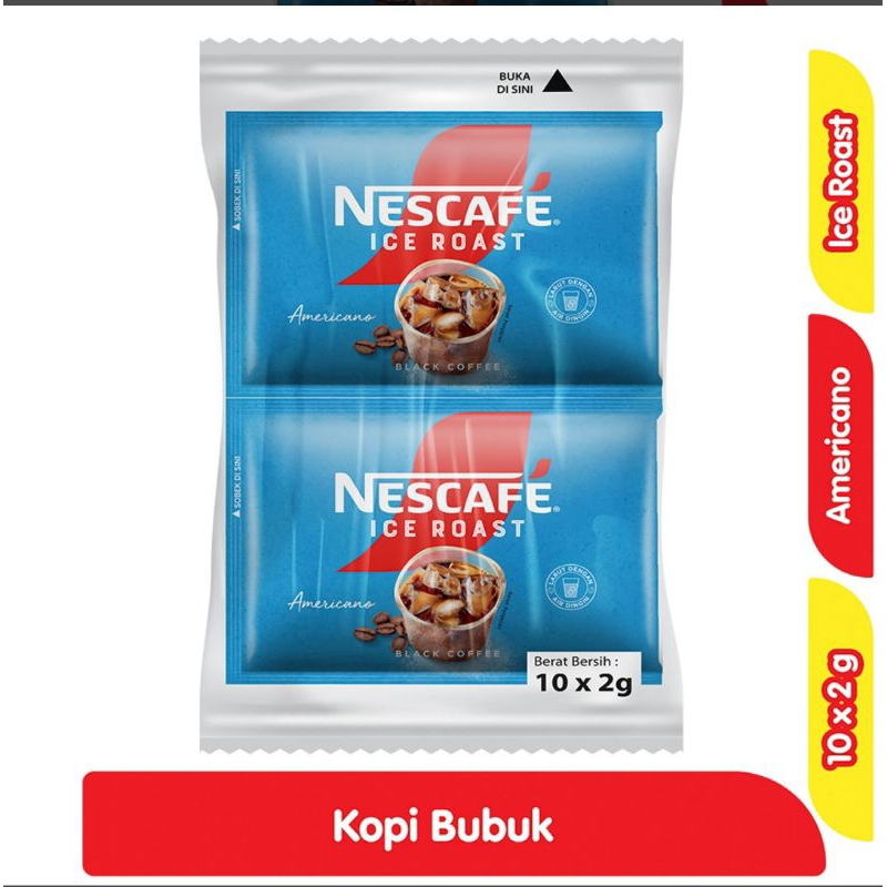 Jual Nescafe ice roast isi 10 sachet, mantep di seduh dengan es ...