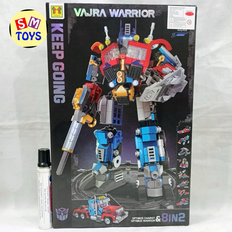 Jual Bricks Block Vajra Transformer Optimus Prime 8in2 725pcs | Shopee ...