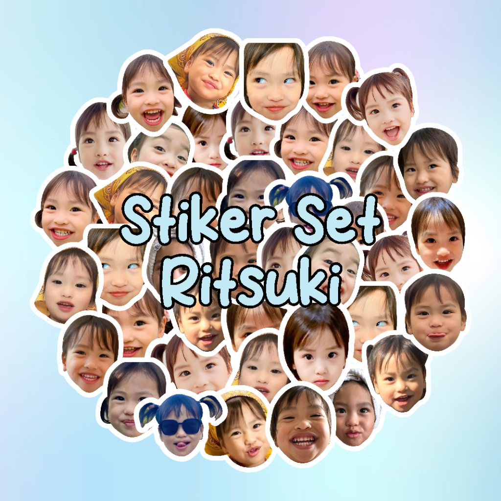 Jual Sticker/Stiker Set Wajah Ritsuki Lucu Murah | Shopee Indonesia