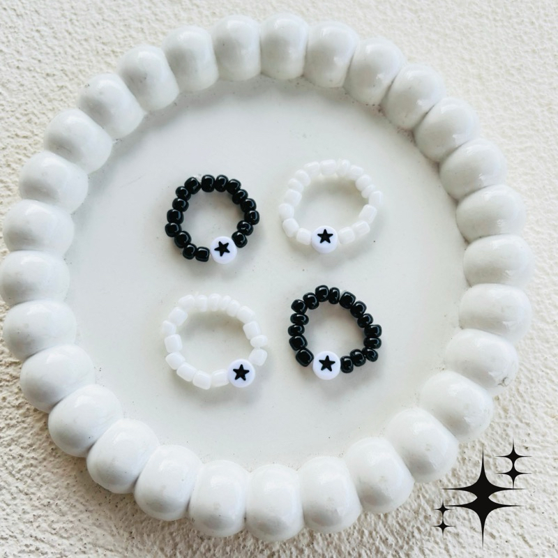 Jual Cincin manik Bintang Black Manik White And Black | Shopee Indonesia
