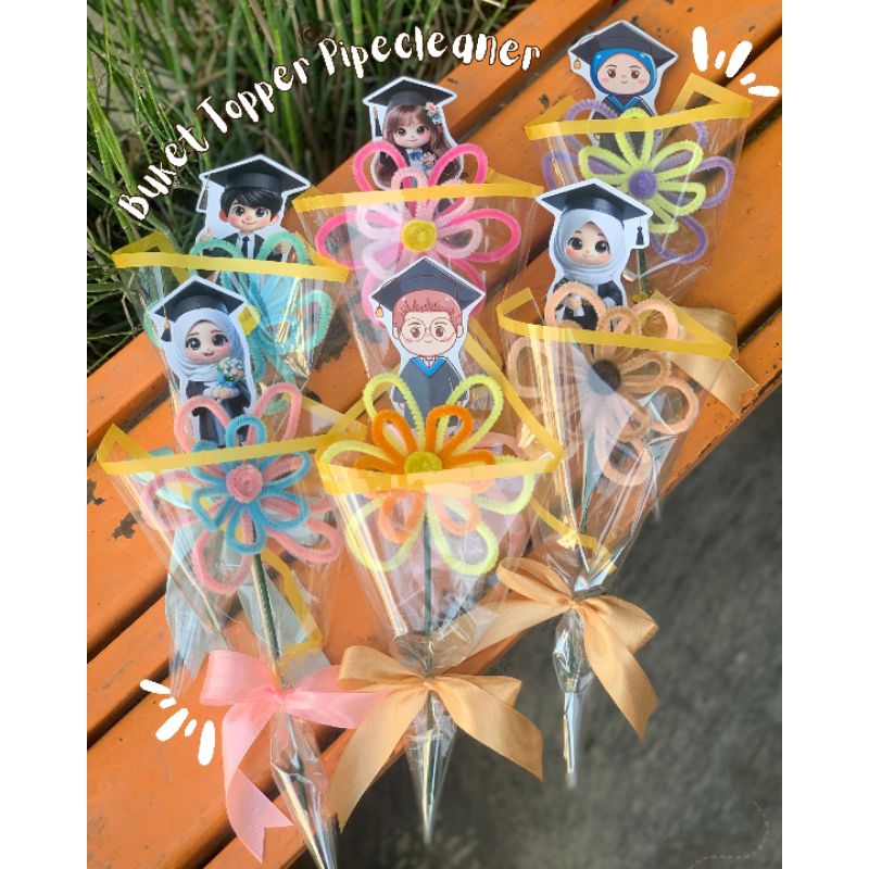 Jual Buket Special Graduation Buket Topper Wisuda Murah Buket ...