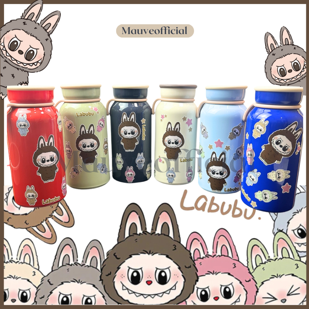 Jual MAUVE | Tumbler LABUBU Termos Travel Latte Stainless Steel304 ...