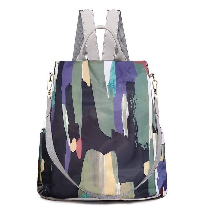 Jual Tas Ransel Backpack Wanita Impor Warna Abstrak Desain Unik Jilo ...
