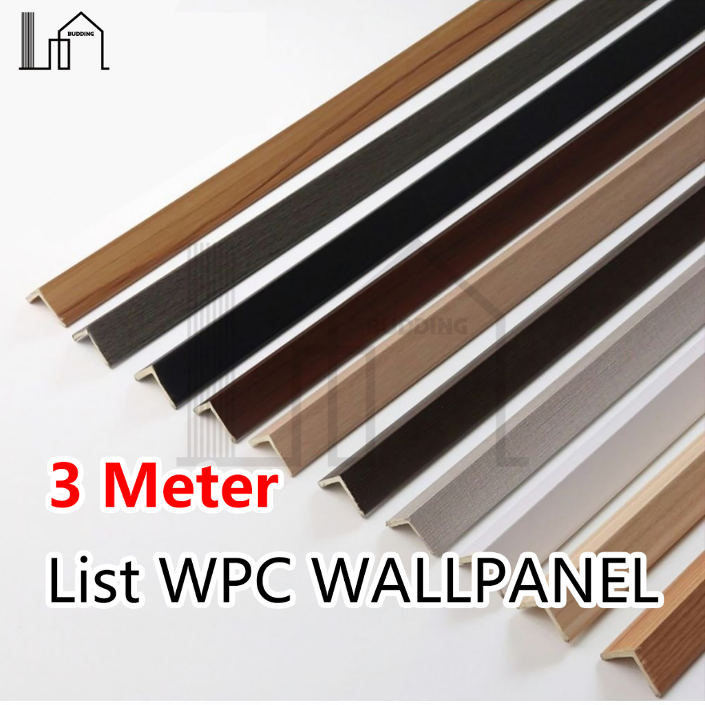 Jual 300cm Lis Siku WPC/LIST SUDUT SIKU L WPC WALLPANEL/ LIST PENUTUP ...