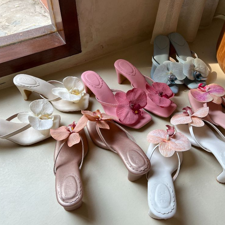 Jual Pixfootwear Valencia Heel - Sepatu Hak Bunga Wanita | Shopee Indonesia