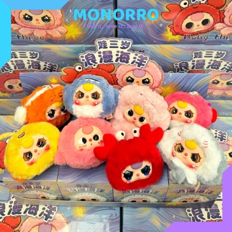 Jual Ready Instant Original Blind Box Baby Three Ocean Plush BB3 ...